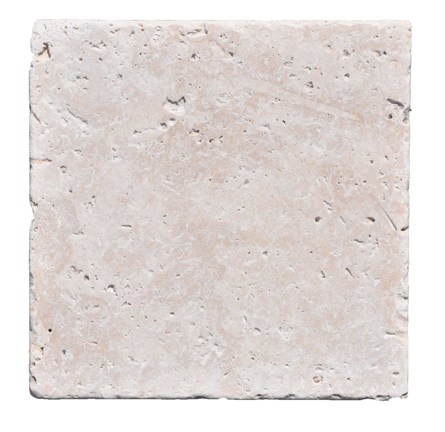 Premium Select 12x12 Ivory Tumbled Travertine Pavers