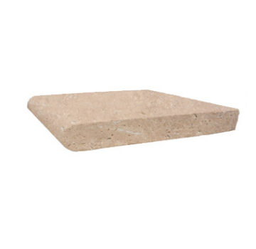 Premium Select 12x12 Noche Tumbled Travertine Pool CopingTravertinemart