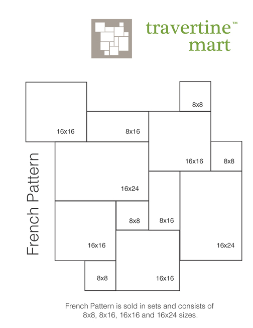 Travertine Mart French Pattern
